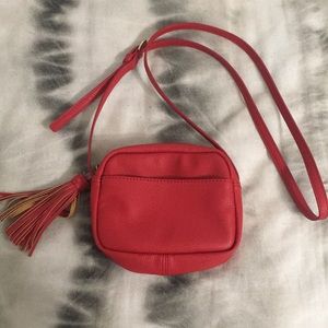 Bags | New Red Mini Cross Body Bag With Tassel Zipper | Poshmark